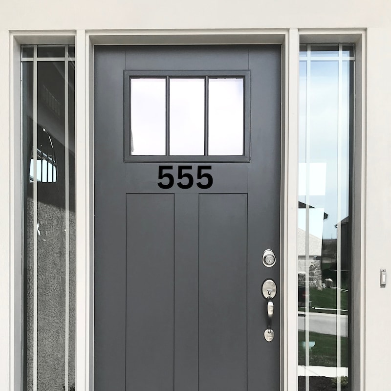 House Number Decal - Etsy