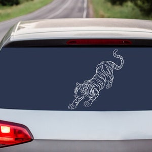 Crawling Tiger Car Decal | Car Decals | Name Stickers | Logo Decals ...