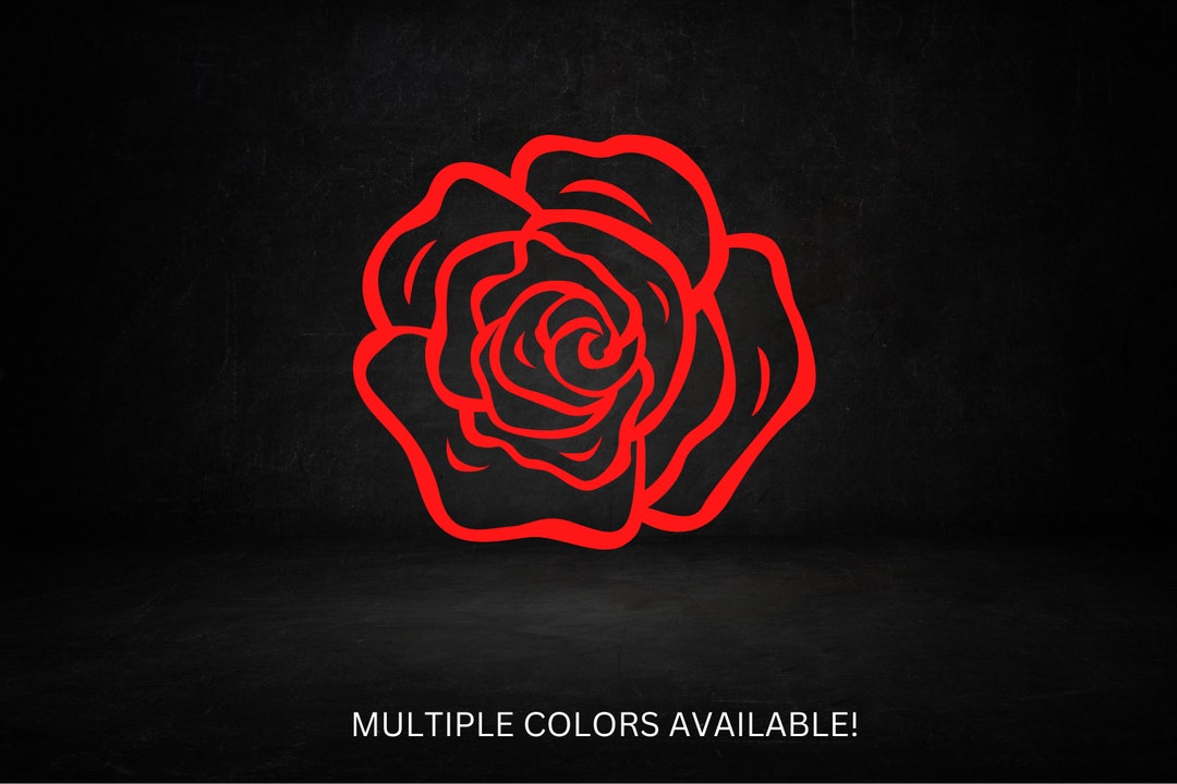 ROSE Decal | Car Decals | Name Stickers | Window Decals | Logo Decals ...