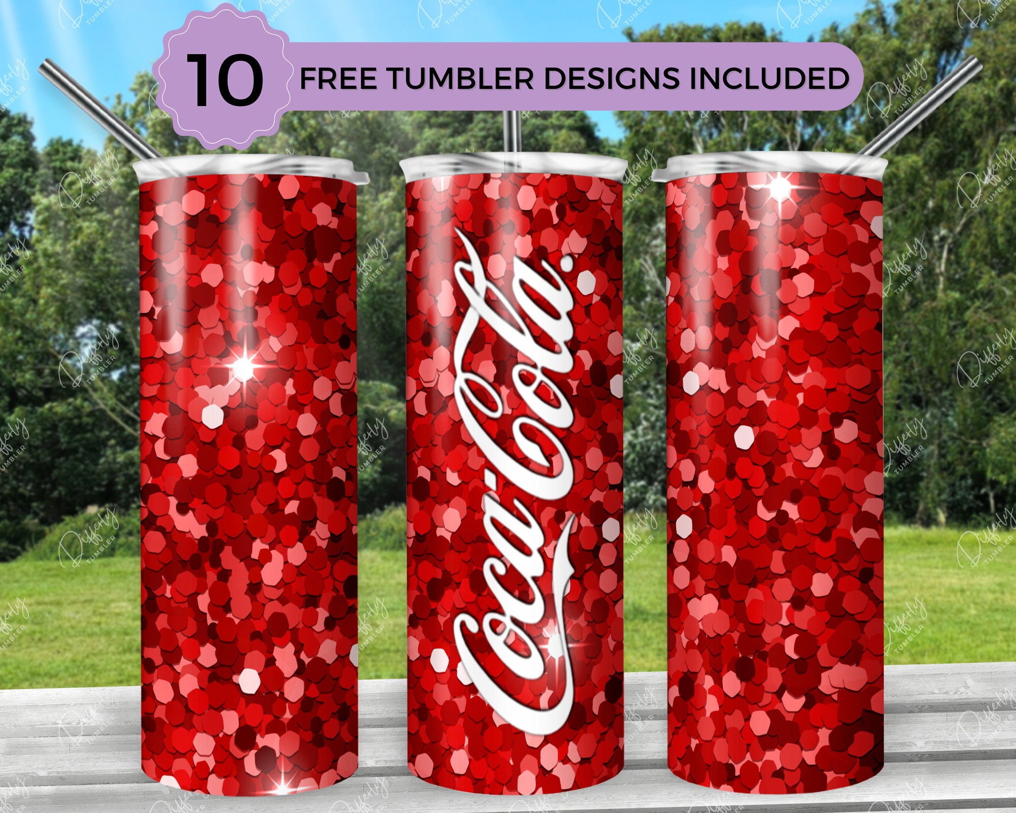 Soda Inspired 20oz Tumbler Wrap Design, Soda 20oz Template, Straight ...