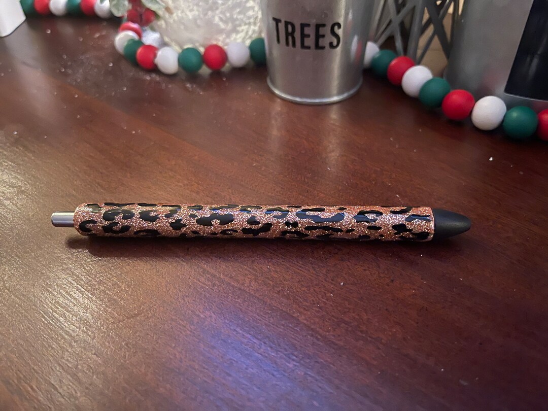 Rose Gold Cheetah Pen - Etsy