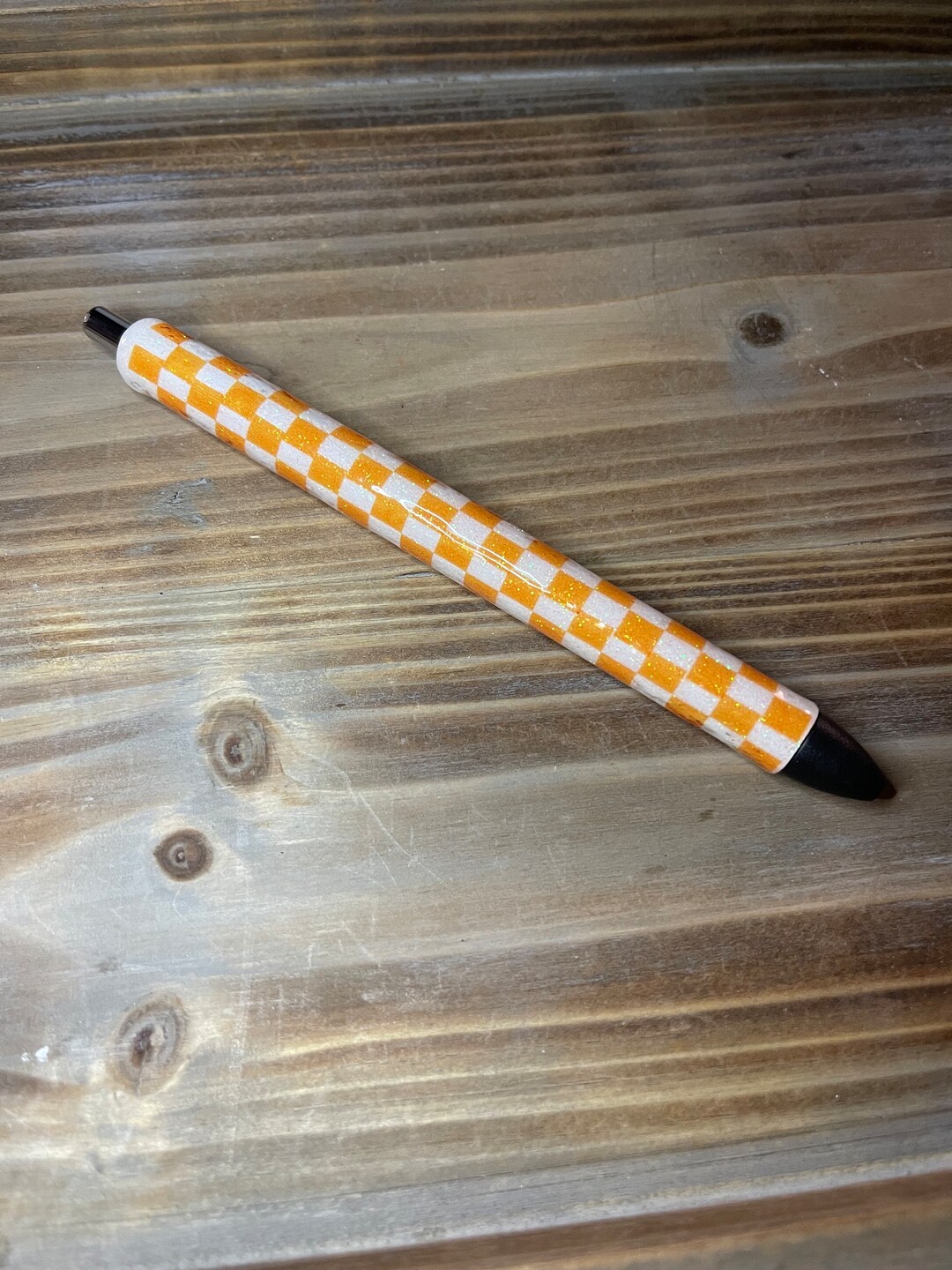 Tennessee Orange and White Checkerboard Pen - Etsy