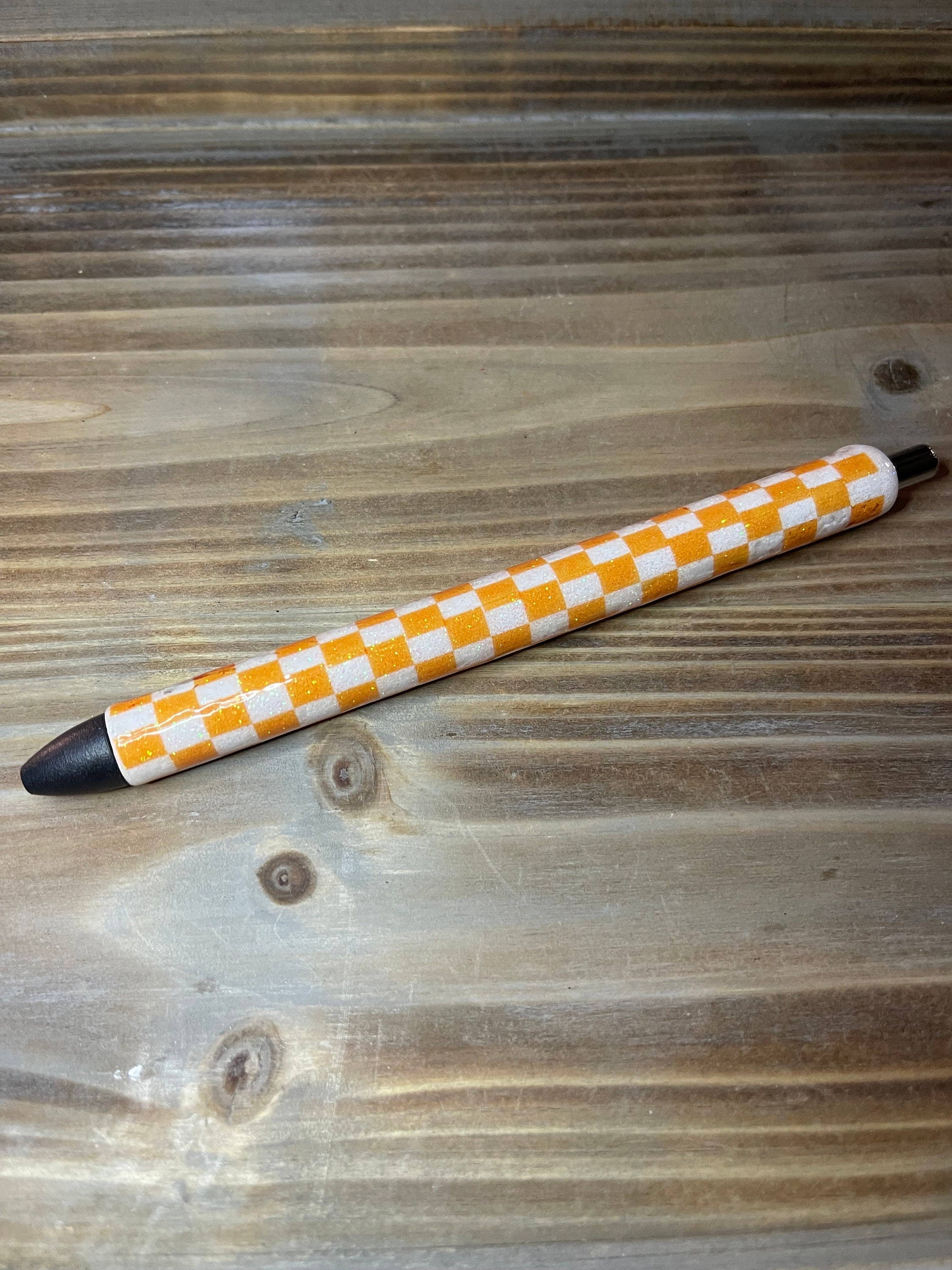 Tennessee Orange and White Checkerboard Pen - Etsy