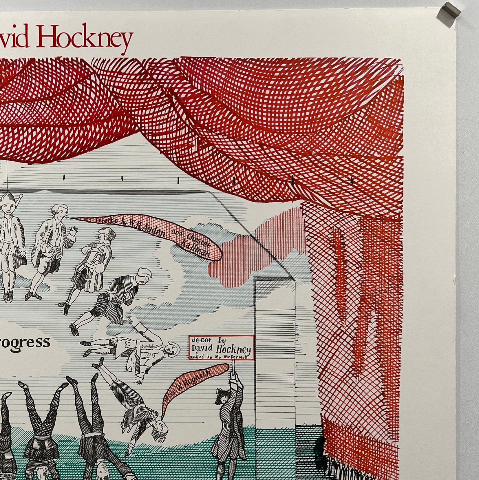 David Hockney Poster - the Rake’s Progress (ashmolean Museum, Oxford ...
