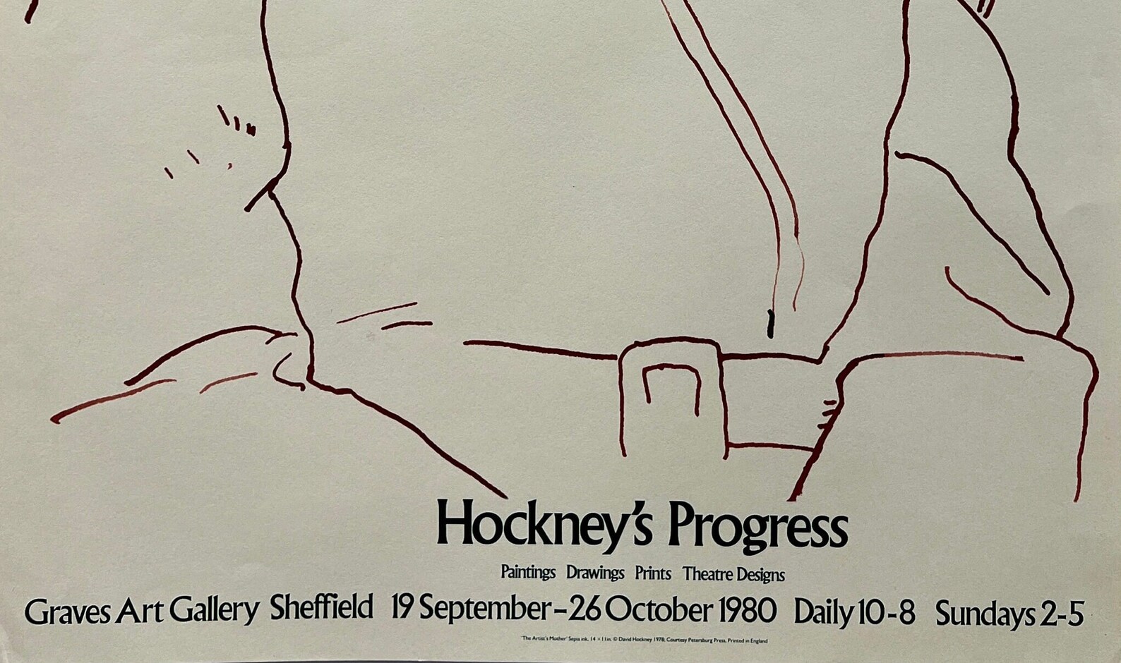 David Hockney Poster Hockney's Progress the - Etsy