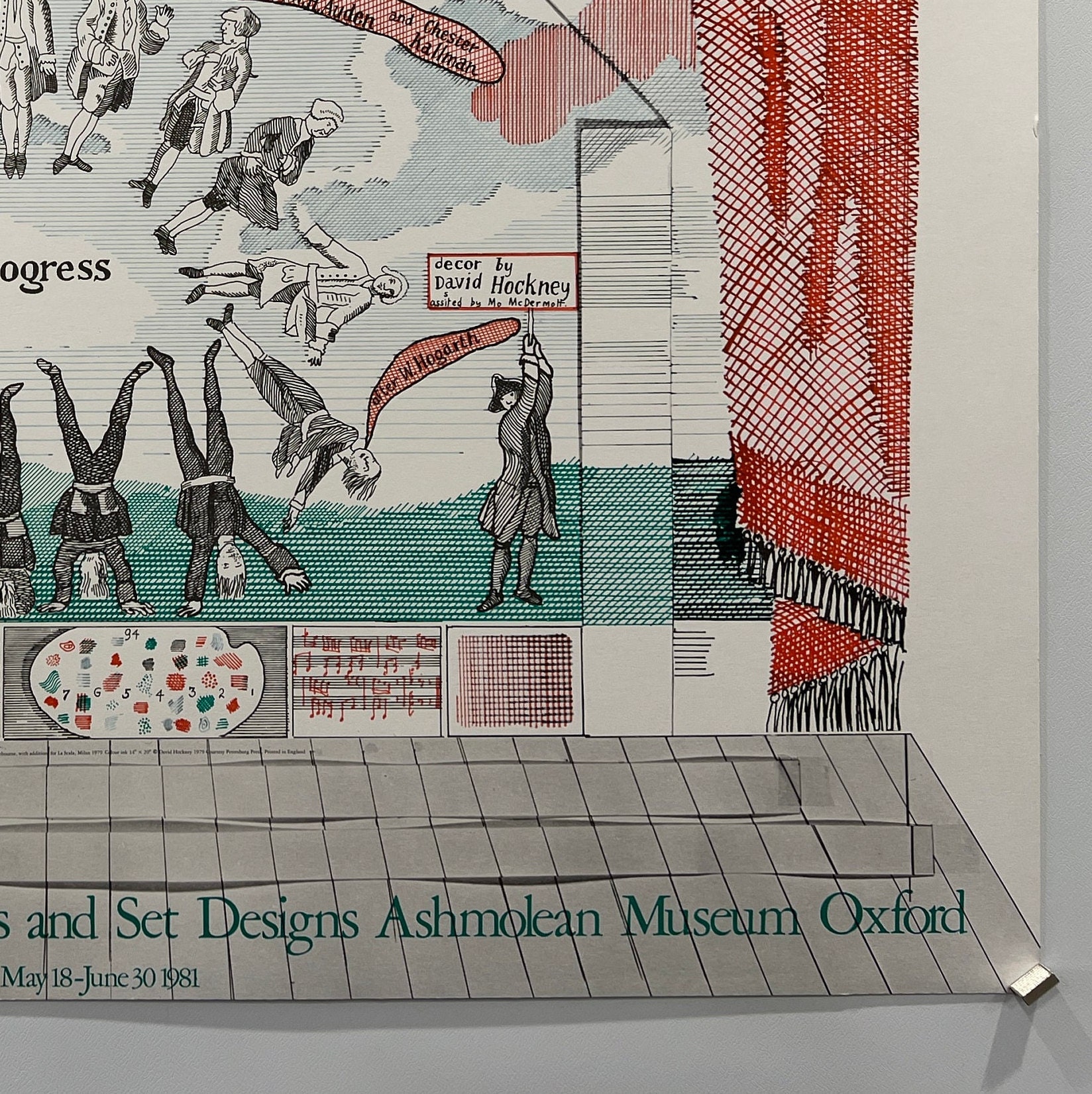 David Hockney Poster - the Rake’s Progress (ashmolean Museum, Oxford ...