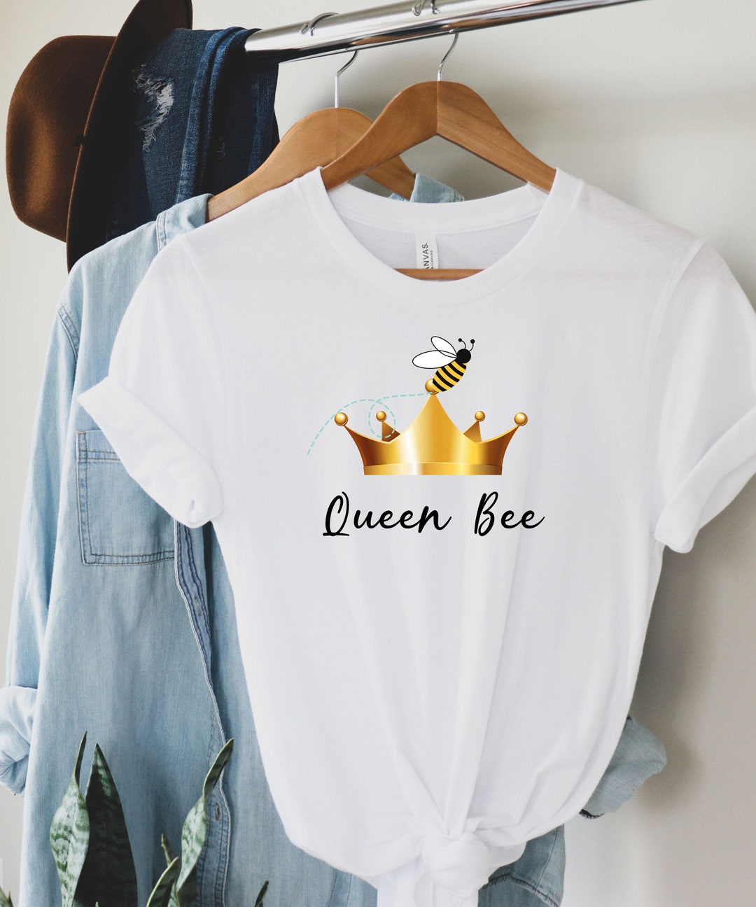 Queen Bee Shirt, Bee Tshirt, Honeybee T-shirt, Queen Bee T-shirt, Gift ...