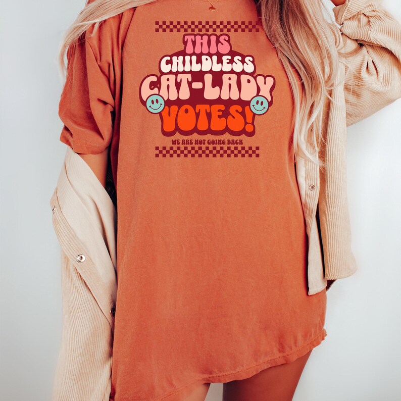 Cat Ladies for Kamala Harris, Funny Election, Leftist Shirt, Anti-trump ...