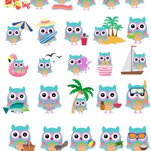 Summer Digital Stickers | Summer Stickers | Beach Stickers | Summer ...