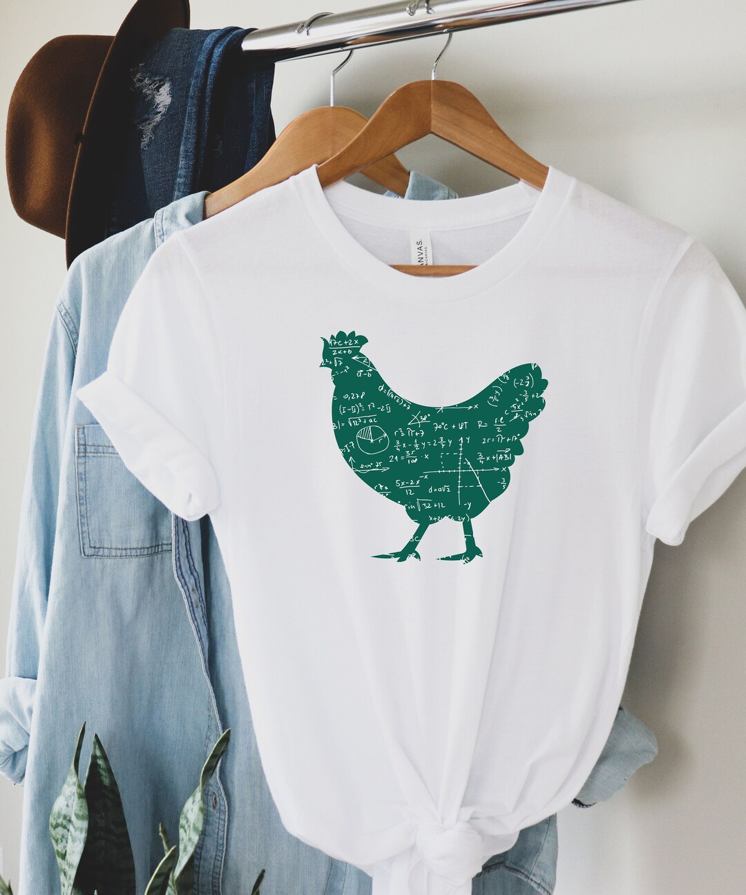 Women Chicken Shirt, Chicken Shirt, Love Chickens, Animal Shirt, Math ...