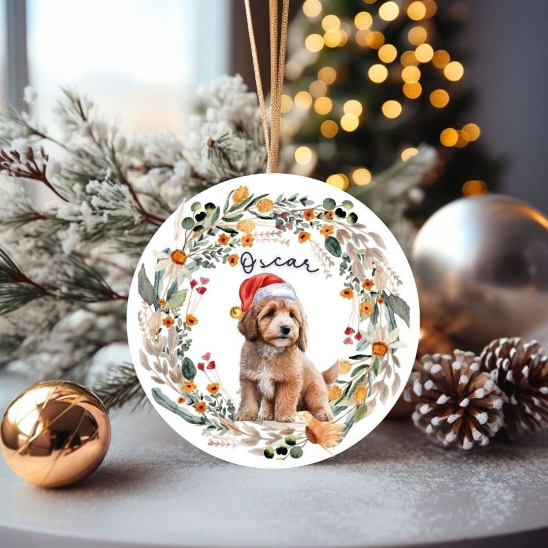 Personalized Labradoodle Ornament Labradoodle Christmas Ornament for ...