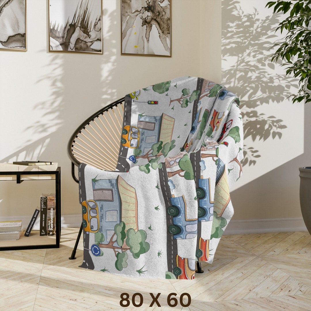 Cars Blanket for Car Lovers Car Throw Automobile Blanket for Kids ...