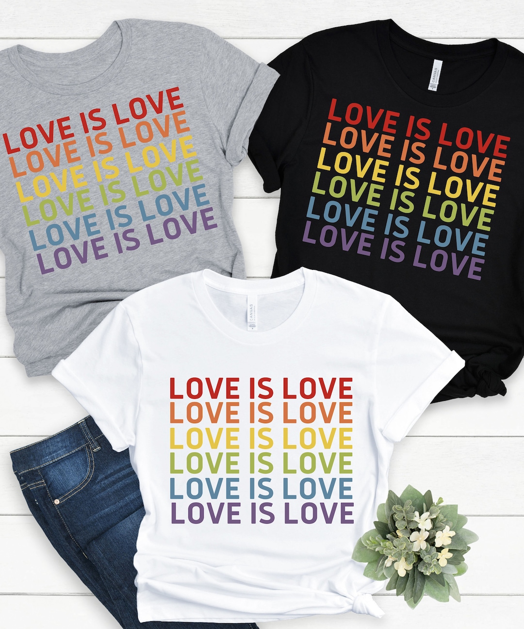 Love is Love T-shirt, Womens Love is Love Shirt, Pride Shirt, Mens Love ...