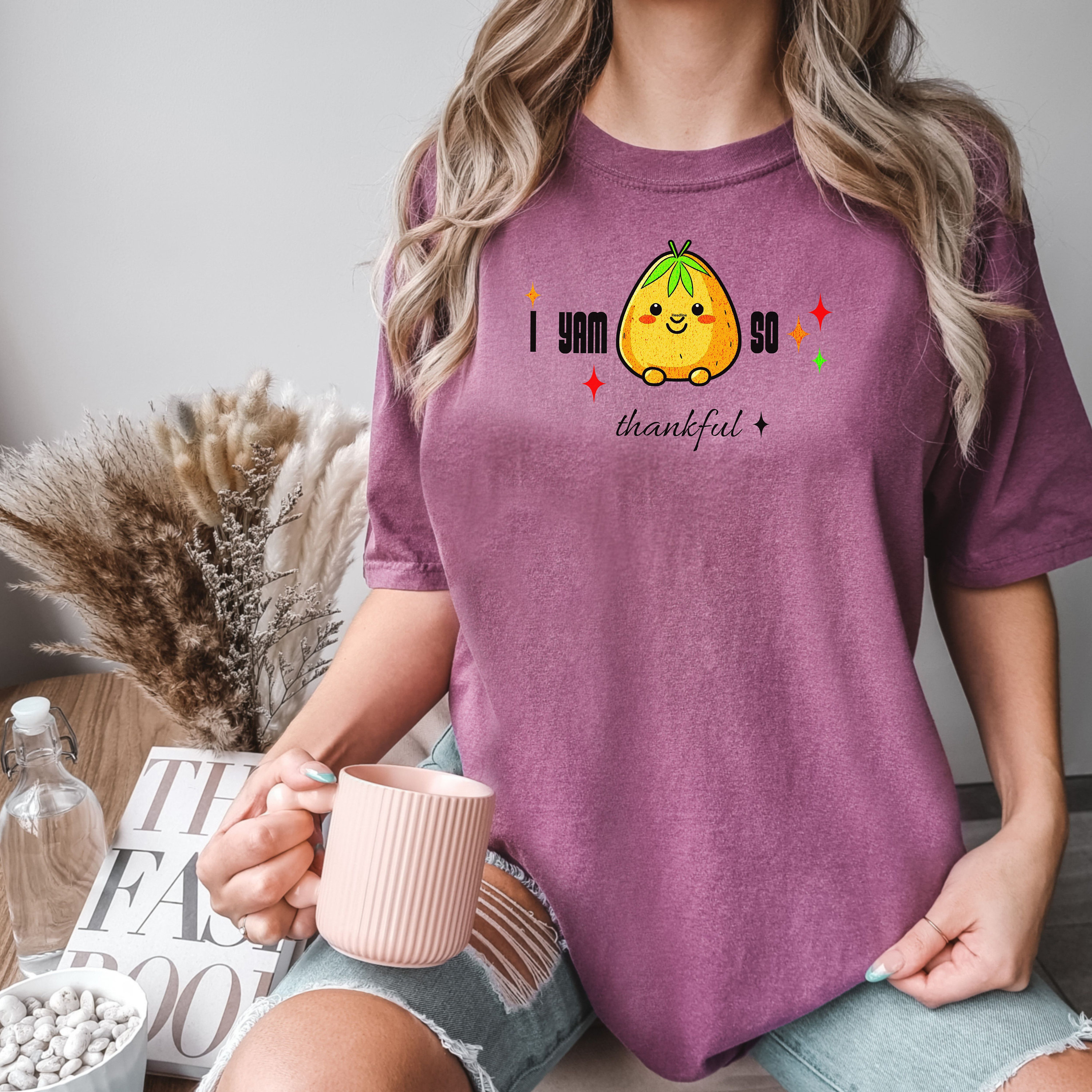 I Yam Shirt, I Yam so Thankful, Funny Yam Tshirt, Funny Thanksgiving ...