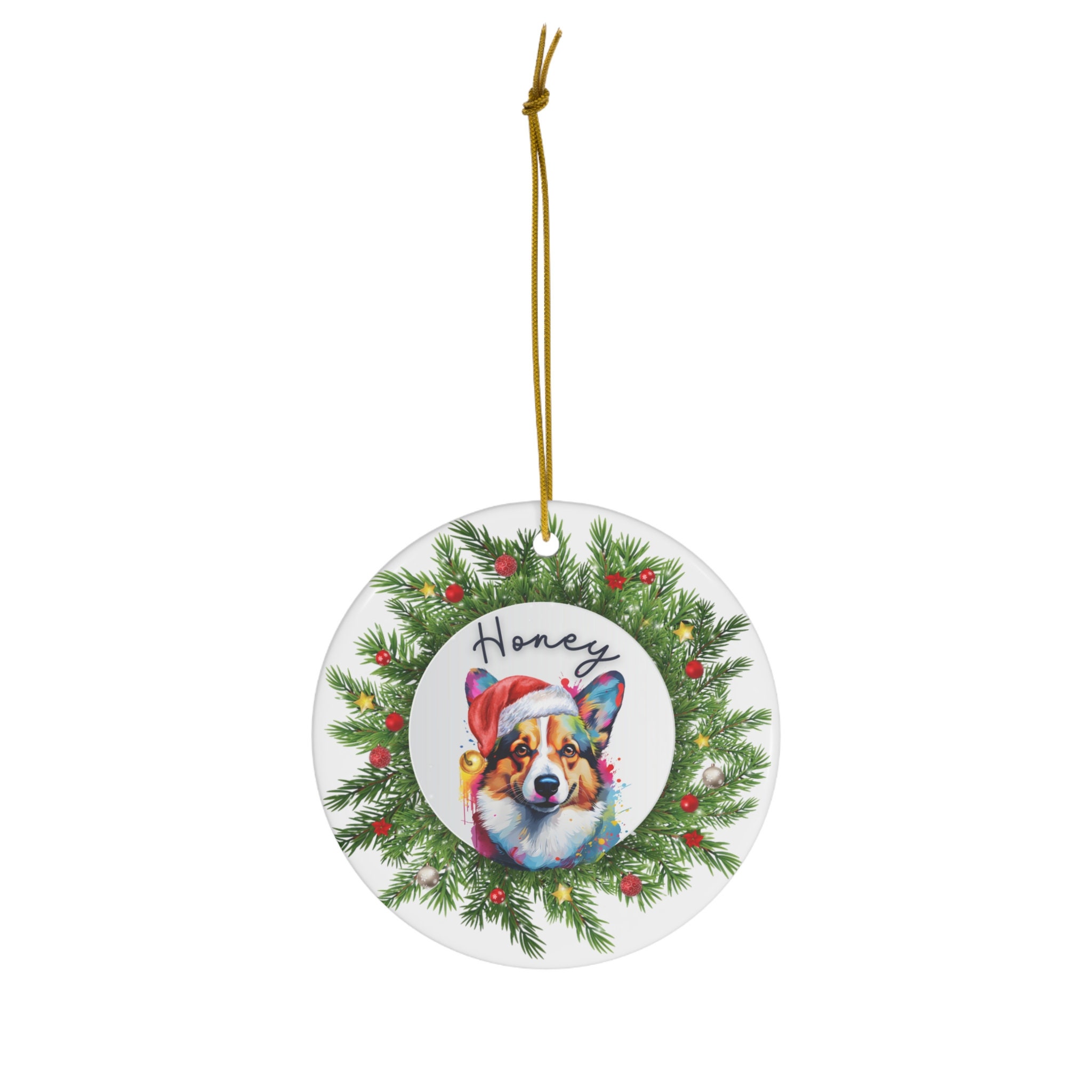 Personalized Corgi Ornaments Corgi Christmas Ornaments for Corgi Lovers ...