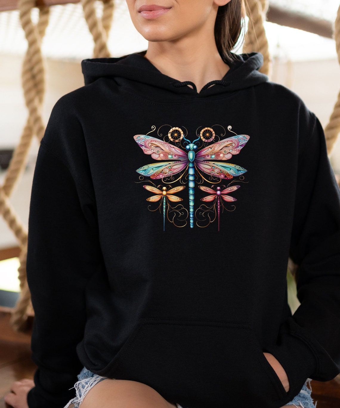 Dragonfly Sweatshirt, Dragonfly Gifts, Dragonfly Sweatshirt, Dragonfly ...