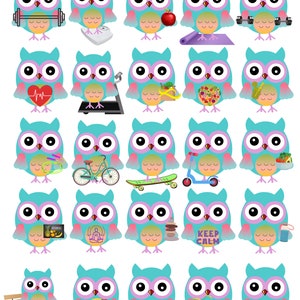 25 Healthy Lifestyle Digital Stickers for Digital Planners | Digital ...