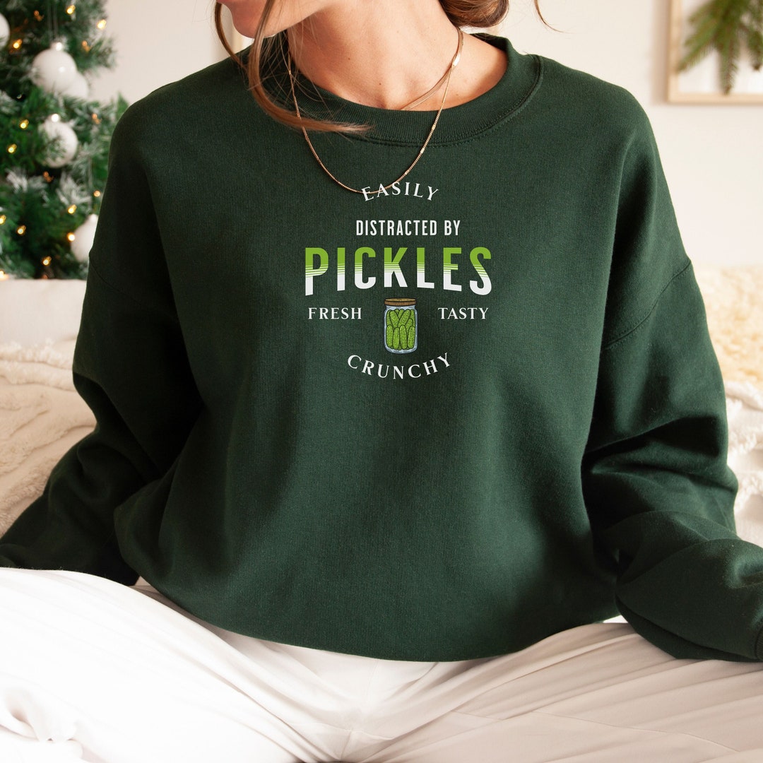 Retro Pickles Shirt Easily Distracted by Shirt Pickle Jar Shirt Pickle ...