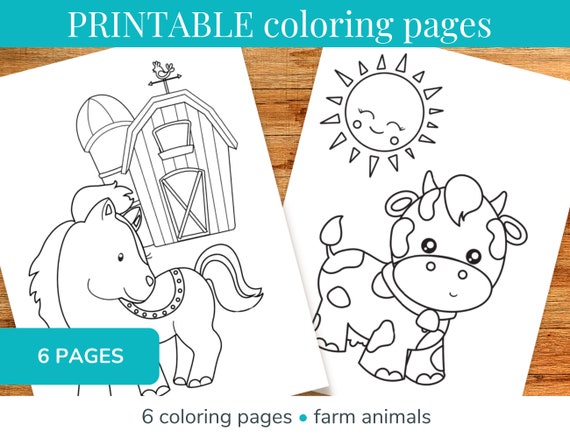 Farmer Printable Coloring Pages