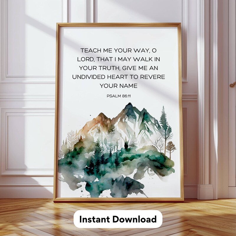 Bible Verse Poster - Etsy