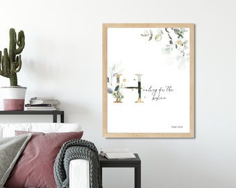 Psalm 34 18 Wall Art - Etsy