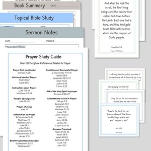 Bible Study Bundle Group Study Worksheet Printable Bible Study Guide ...