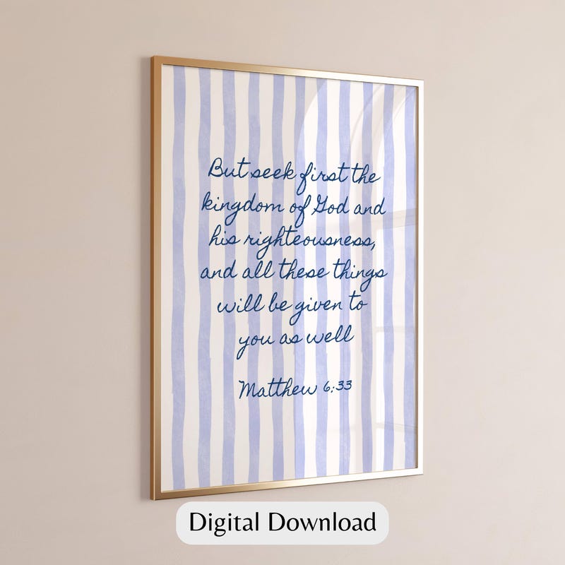 Matthew 6 33 - Etsy