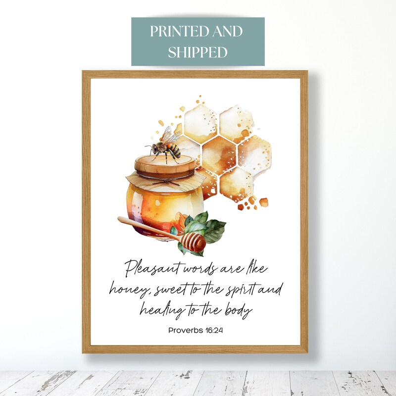Proverbs 16 24 - Etsy