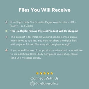 Bible Study Worksheet in Depth Scripture Study Template Topical Study ...