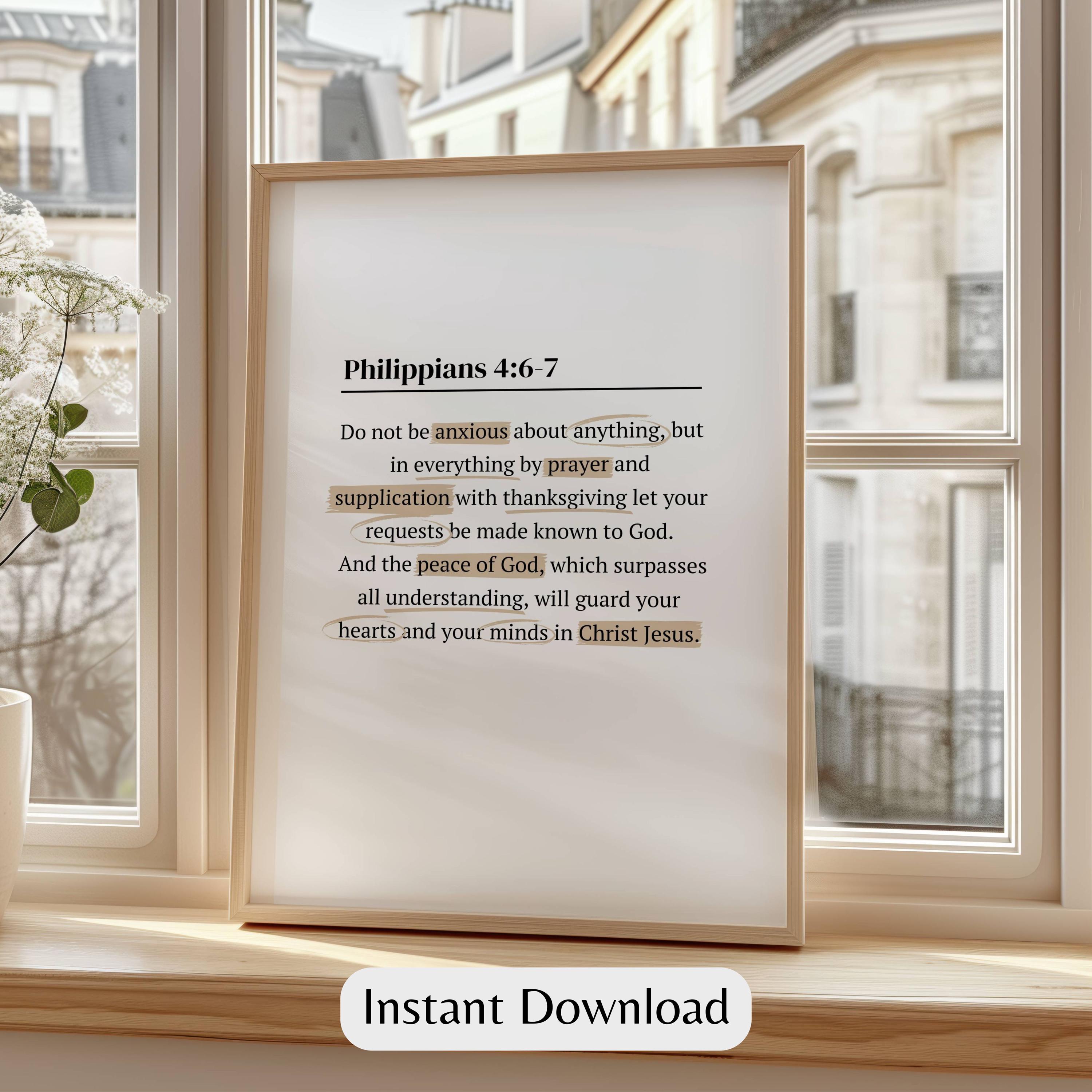 Faith Scripture Wall Art for Bedroom Religious Home Decor Entryway ...