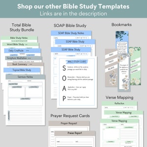 Word Bible Study Template Printable Christian In-depth Scripture Study ...