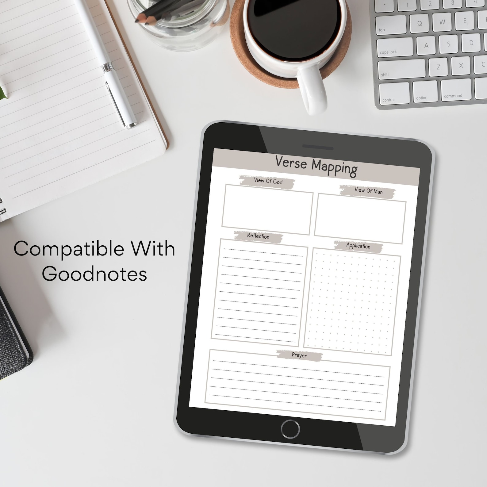 Verse Mapping Bible Study Template In-depth Study Guide Christian ...