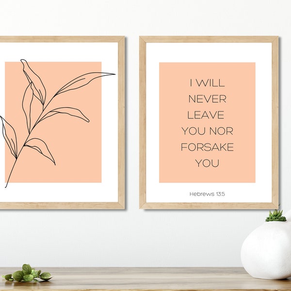 Hebrews 13 5 - Etsy