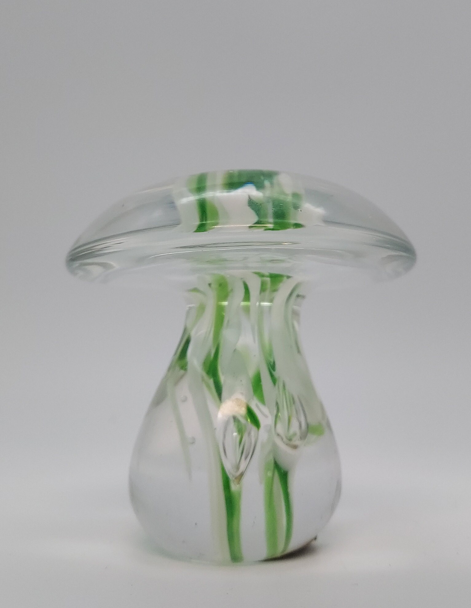 1978 George Good Art Glass Mushroom Paperweight - Etsy