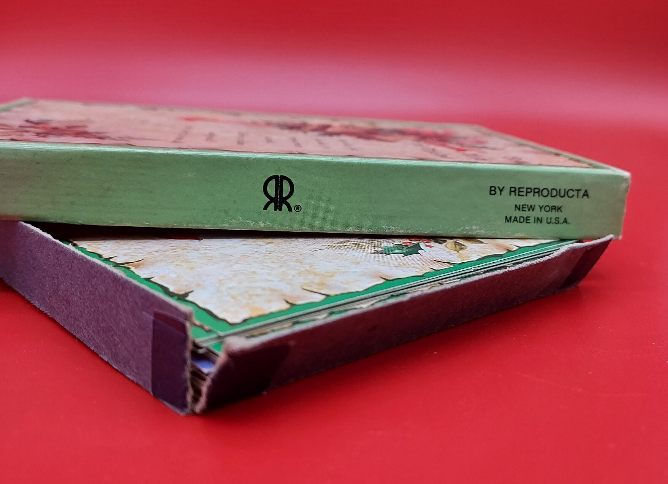 Vintage Box of Christmas Religious Post Cards With Scripture Text - Etsy