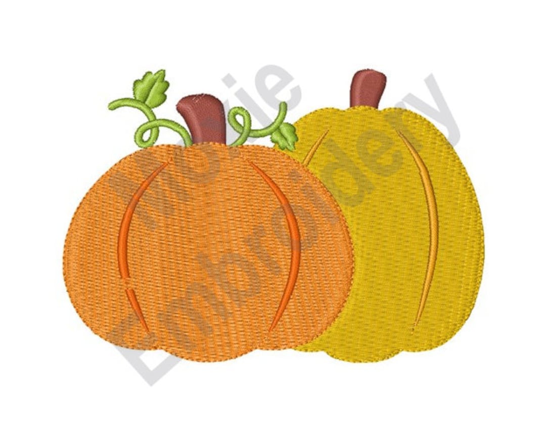 Fall Pumpkins - Machine Embroidery Design, Pumpkin Harvest Embroidery ...