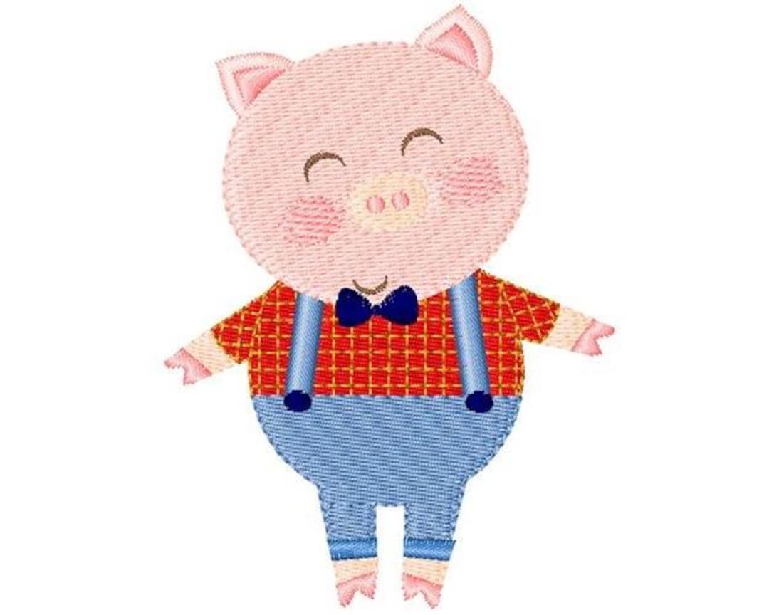 Little Pig - Machine Embroidery Design - Etsy