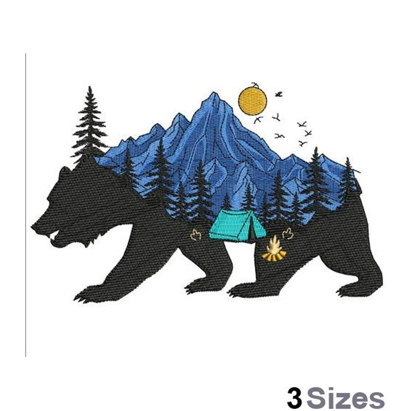 Mountain Embroidery - Etsy