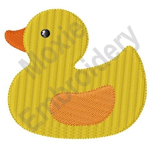 Yellow Rubber Duck - Machine Embroidery Design, Rubber Duckie ...