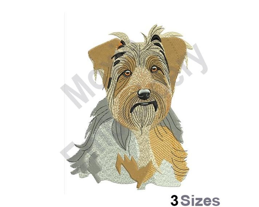Yorkshire Terrier - Machine Embroidery Design - 3 Sizes, Yorkie ...