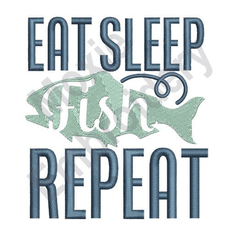 Eat Sleep Fish - Etsy