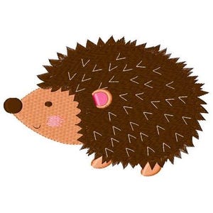 Cartoon Porcupine - Machine Embroidery Design - Etsy