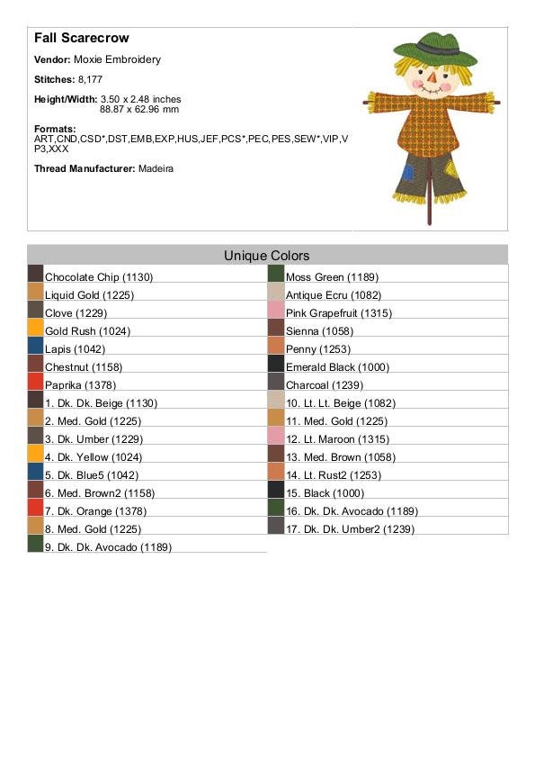 Fall Scarecrow Machine Embroidery Design Scarecrow Boy - Etsy