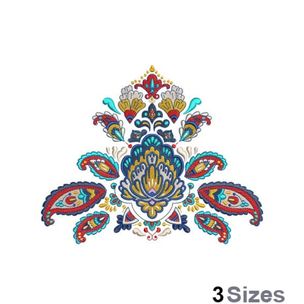 Paisley Embroidery - Etsy