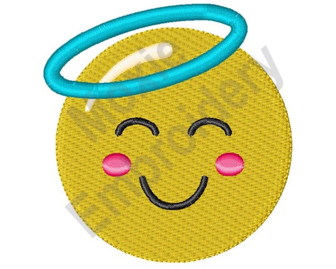 Angel Smiley - Machine Embroidery Design, Smiling Angel Smiley ...