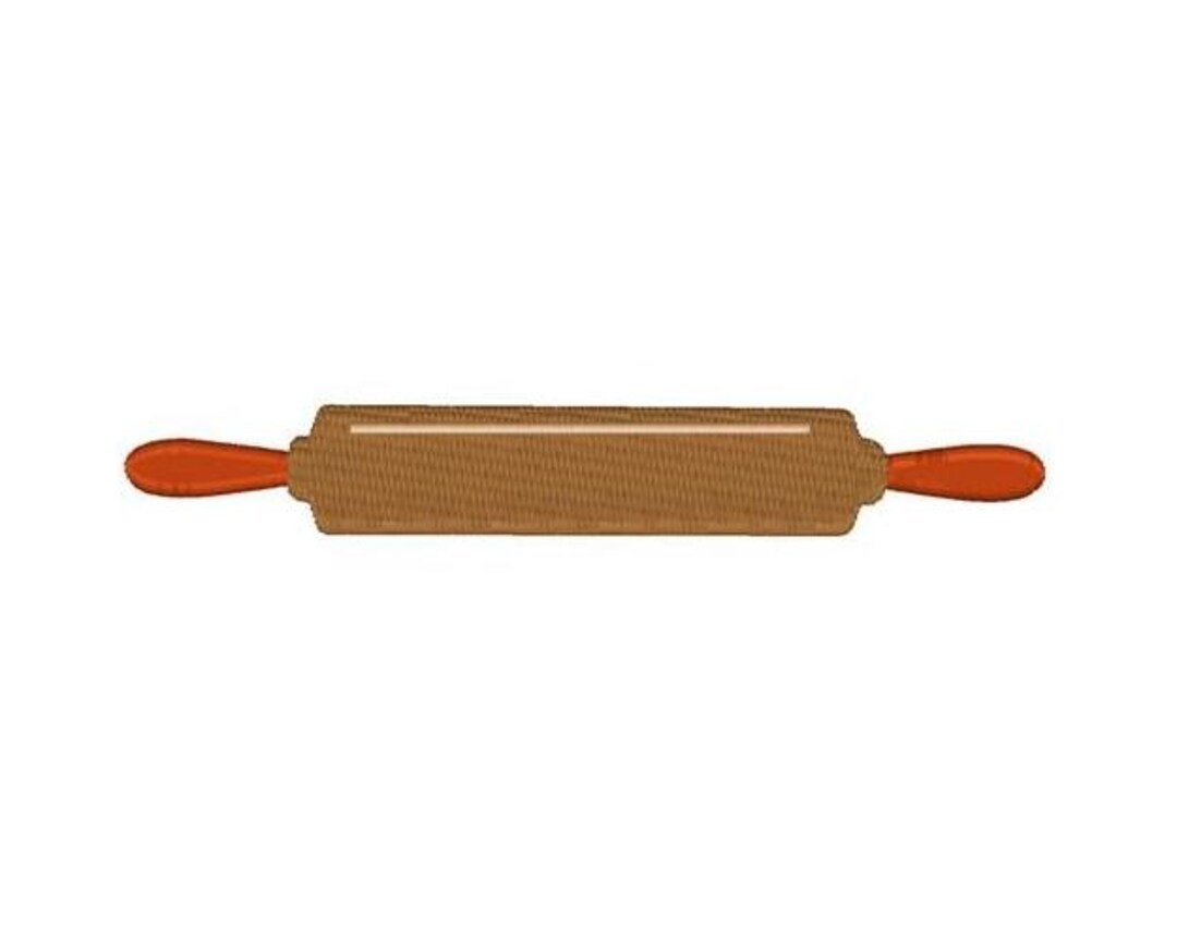Wooden Rolling Pin - Machine Embroidery Design - Etsy
