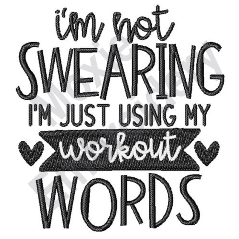 Swear Embroidery - Etsy