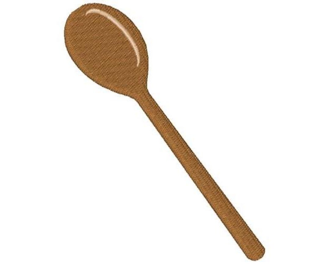 Wooden Spoon - Machine Embroidery Design - Etsy