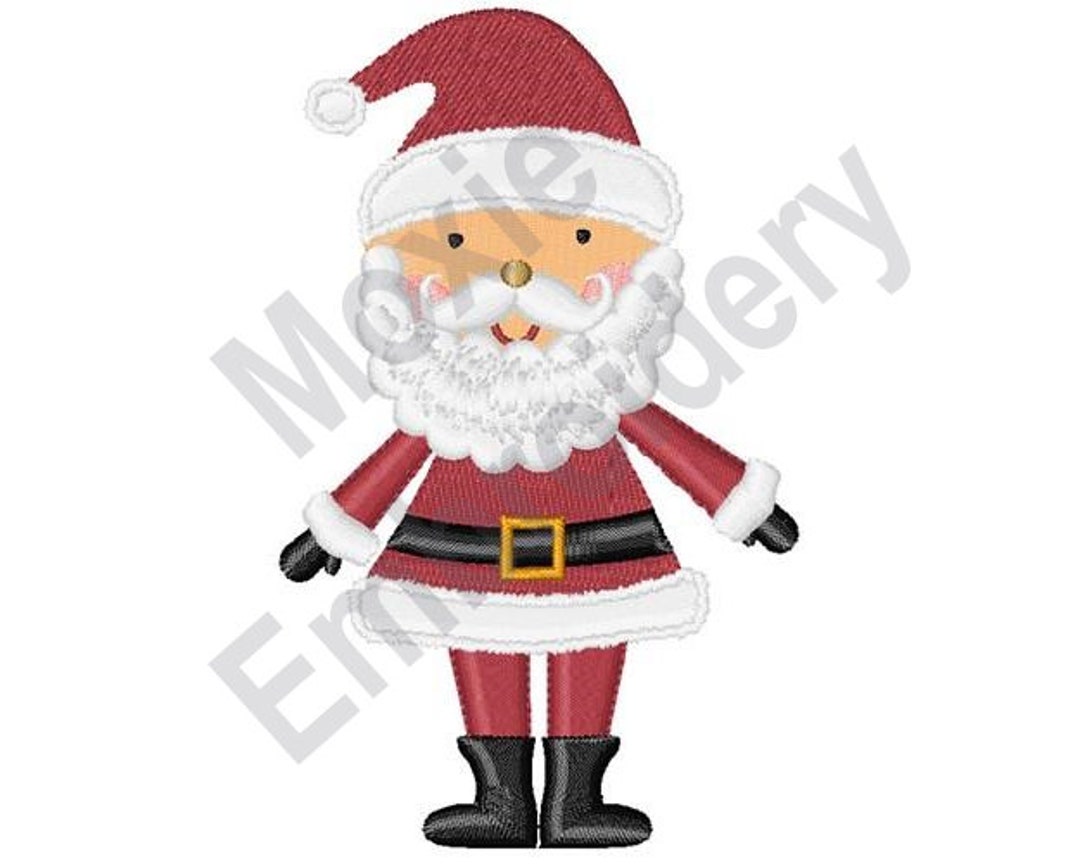 Santa Claus Machine Embroidery Design, Christmas Santa Embroidery ...