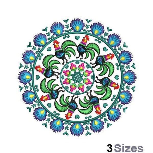 Folk Art Rooster - Etsy